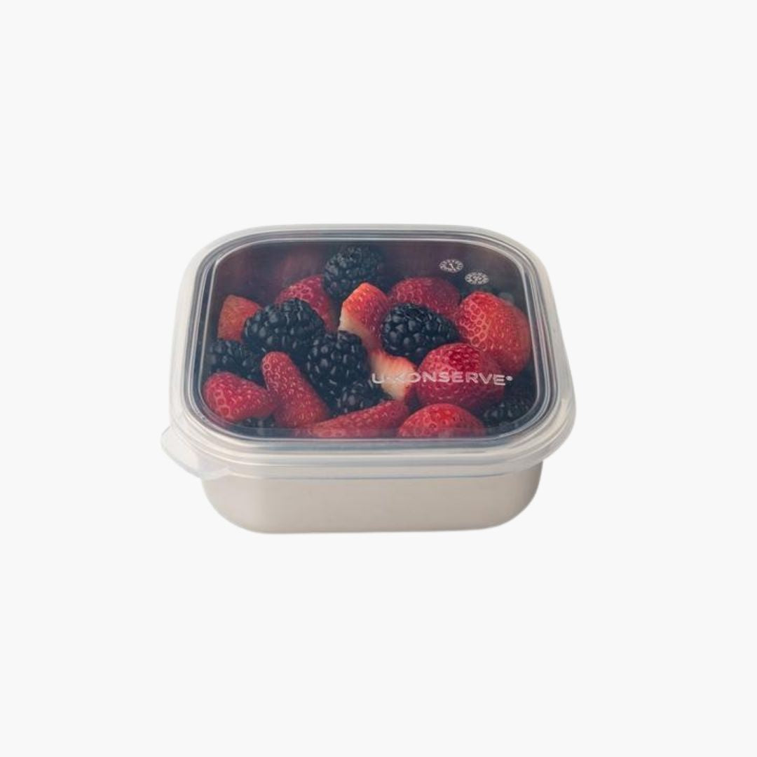 Square Stainless Steel Food Storage Container – The Zeroish Co.