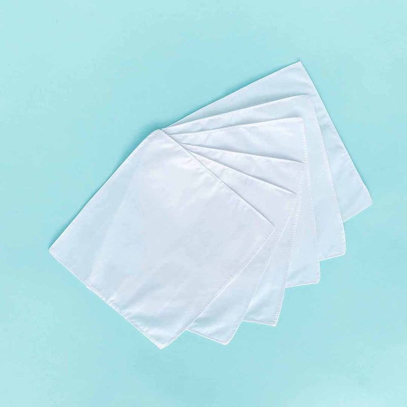 Organic Cotton Reusable Tissues (Set of 6) – The Zeroish Co.